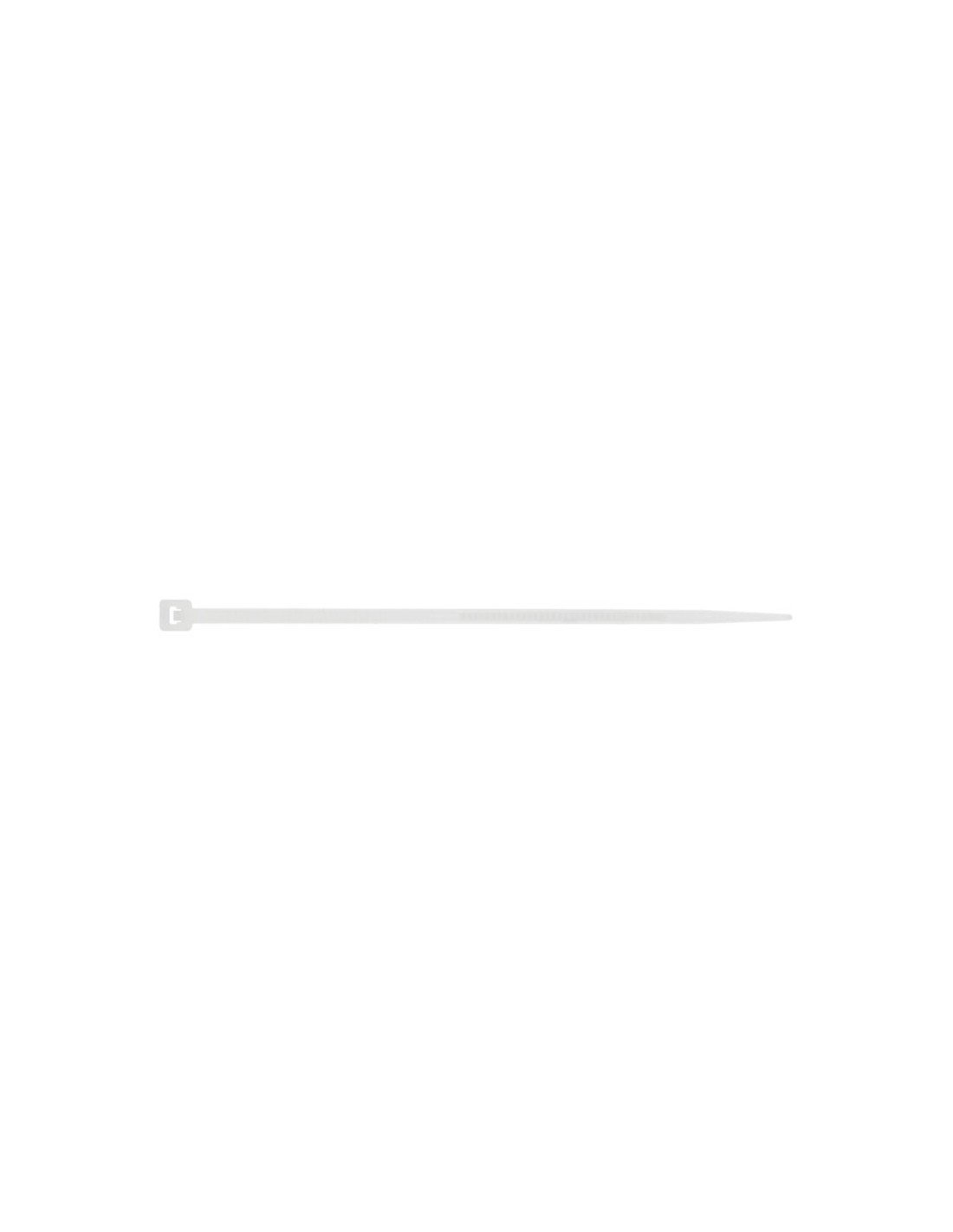Abrazaderas de sujeción inox 3.6X200 Nylon poliamida 6.6 blanco - 10 ...