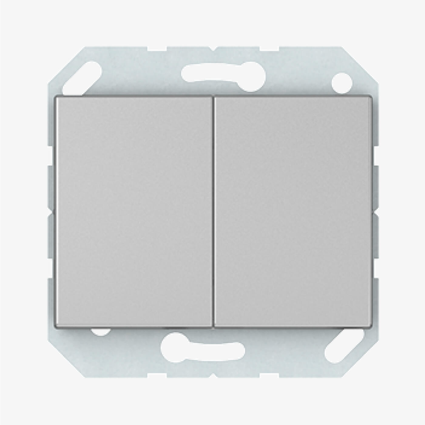 Interruptor doble Vilma Electric serie EXPRESS XP 500 metalico | Leroy ...