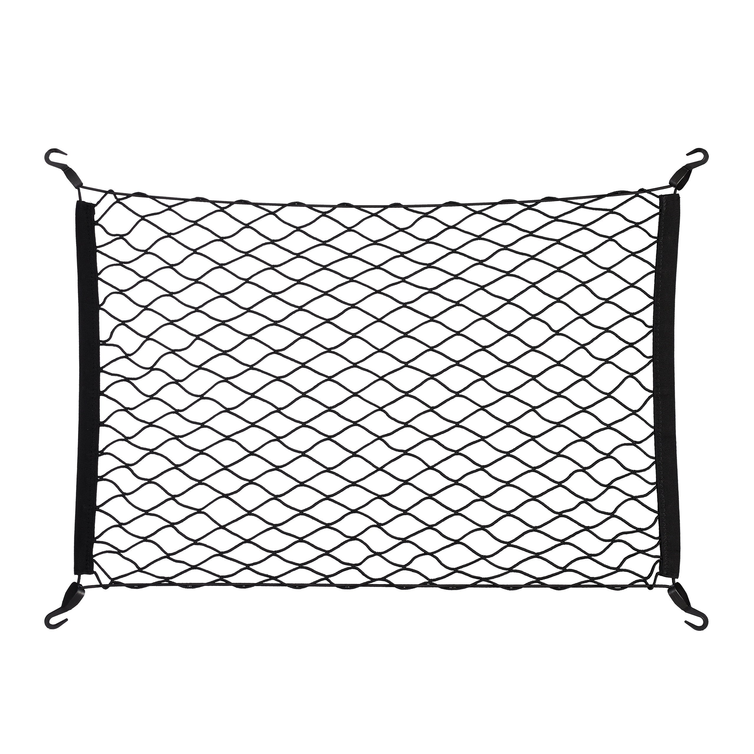 Relaxdays Rete Bagagliaio Auto, Fermabagagli Elastico, 80 x 62 cm ...