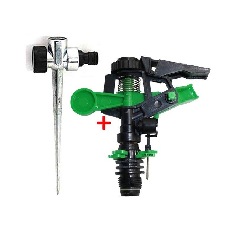 Aspersor de Riego Agricola 1/2'' con Soporte | Aspersores de riego ...