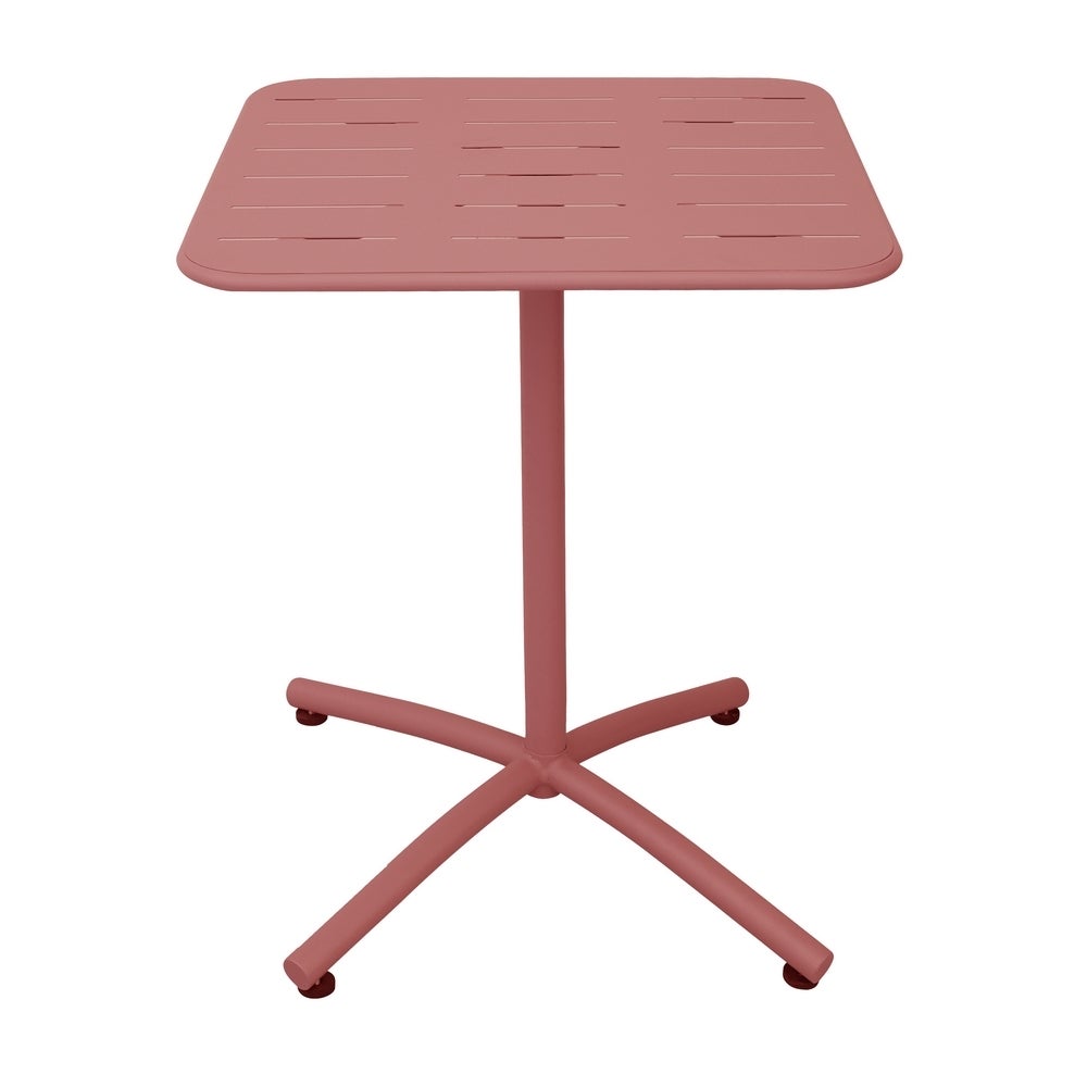 Table de jardin Pankow design bar stratifié avec piètement en métal ...