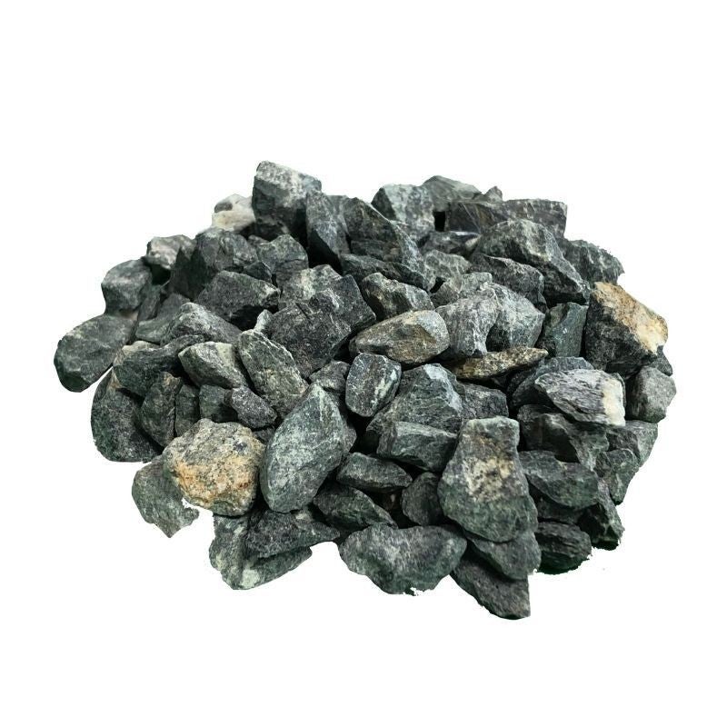 Gravier décoratif concassé de Marbre Vert Obscur 8-12 mm - 8/12 mm ...