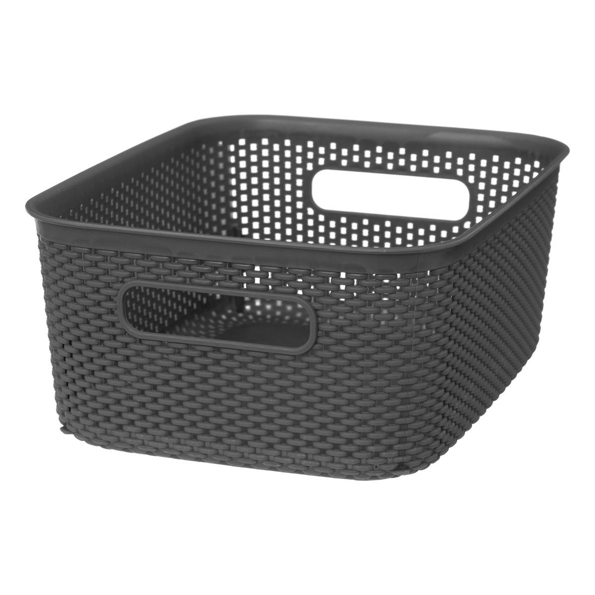 Panier en crochet crochy 4l gris - 5five | Leroy Merlin