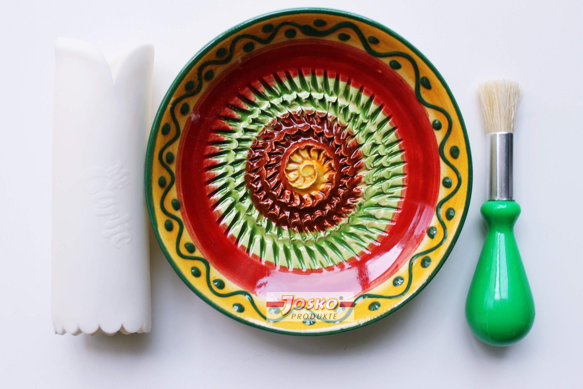 JOSKO Produkte 2733 Set di Piatti per grattugia, Ceramica, Colori ...
