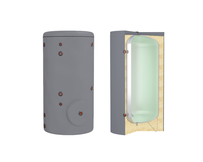 Ballon de stockage eau chaude sanitaire M3 - POLYWARM® - 1500 L - BSS1500M3HE - Thermador ...