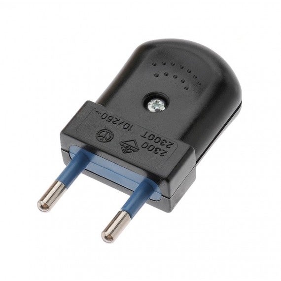 Fiche électrique plate noire me - 250Vac, 10A, IP20 | Trouvez la ...