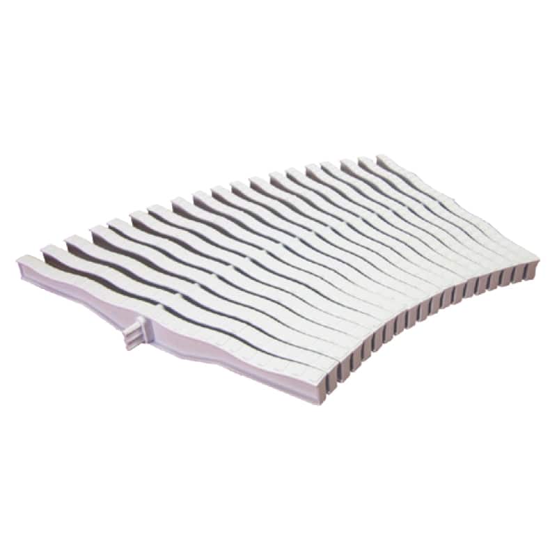 Rejilla Curva Flexible 20mm Antideslizante Drenaje Óptimo Resistente UV ...