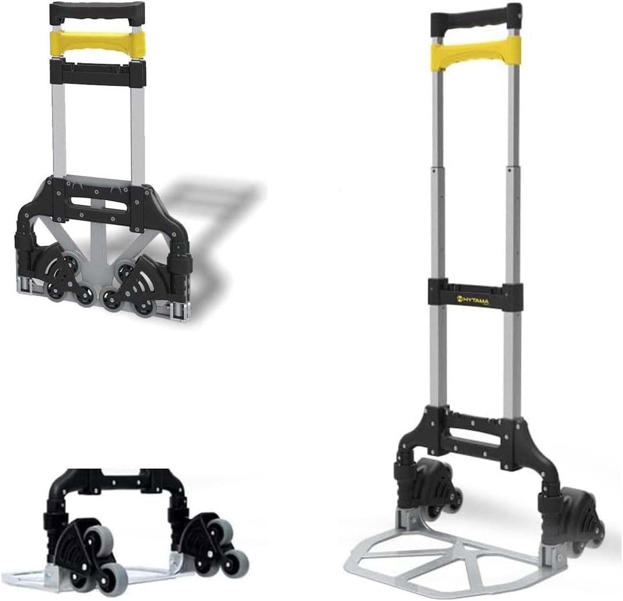 Chariot Pliant en Aluminium à Roues HYTAMA FOLD TRIO avec 6 Roues et ...