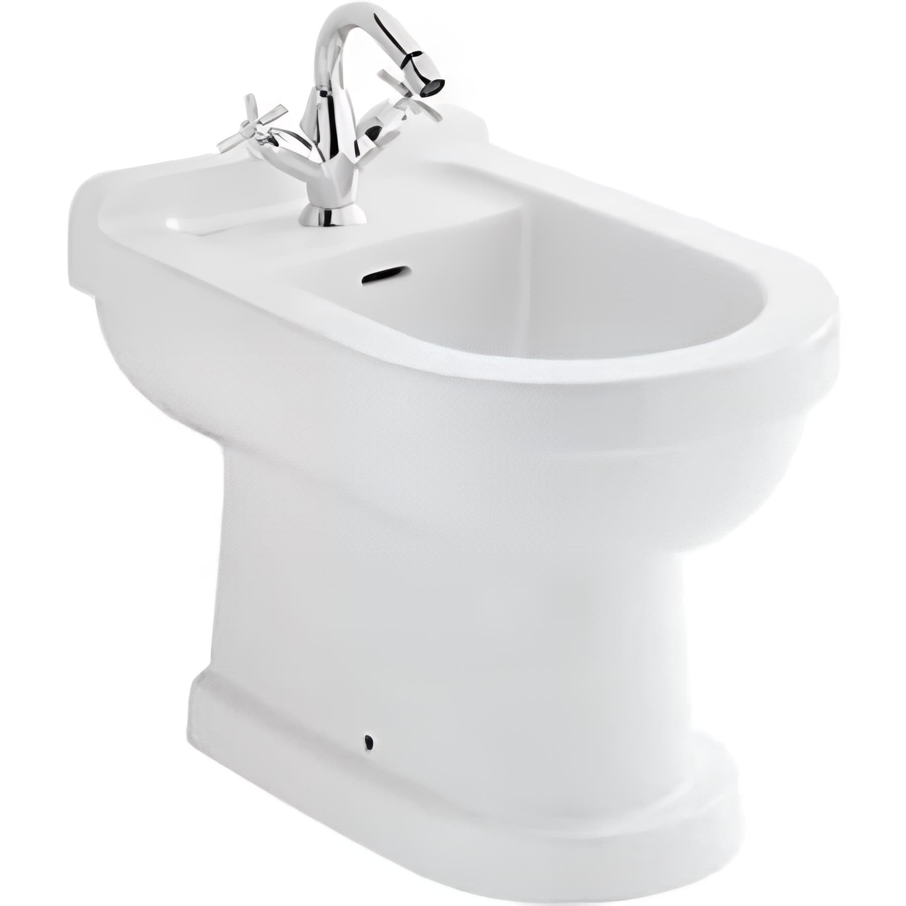 Bidet Vintage céramique traditionnelle SANINDUSA blanc | Leroy Merlin