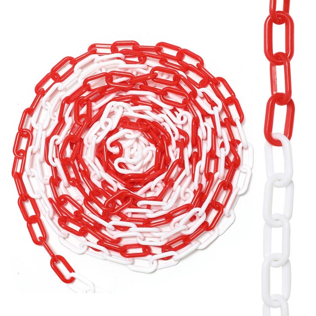 Chaine plastique rouge et blanche au meilleur prix | Leroy Merlin