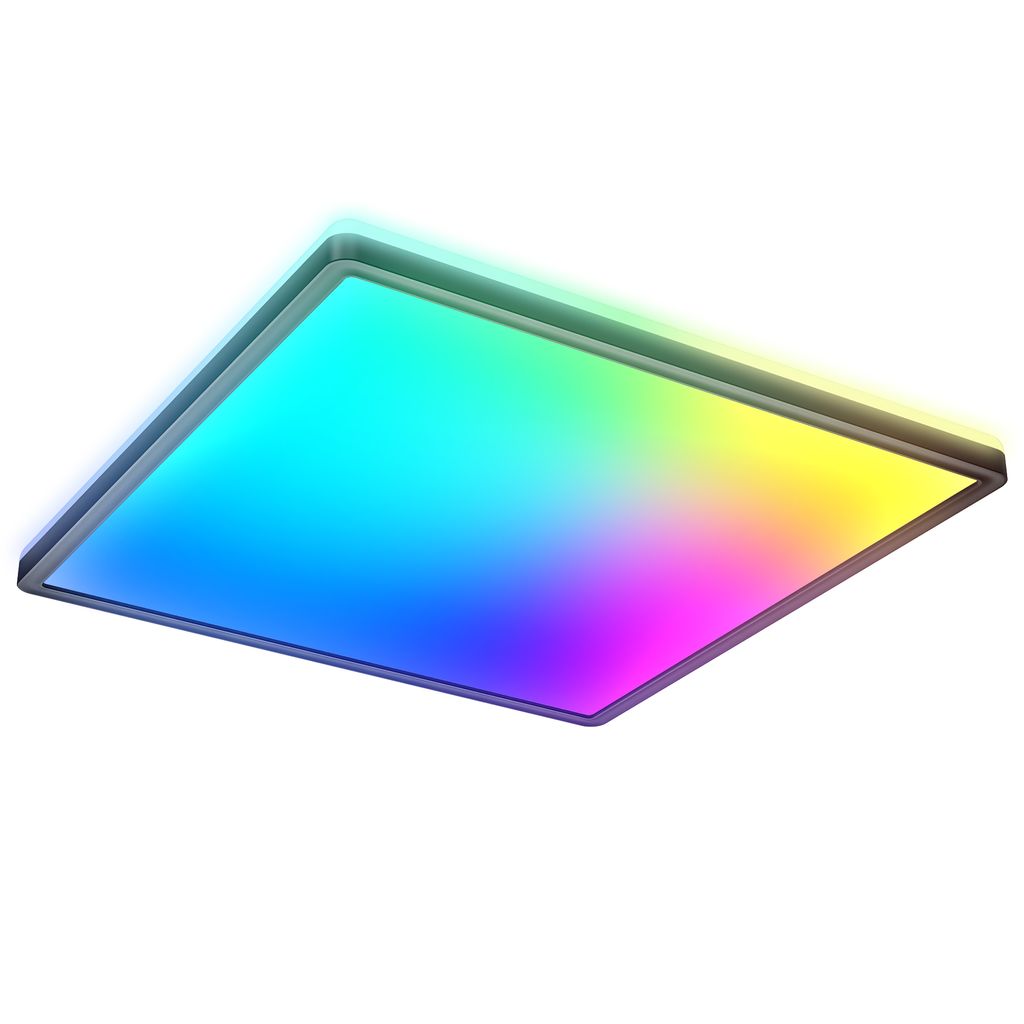 Plafonnier LED RGB Panneau LED ultraplat Changement de couleur ...
