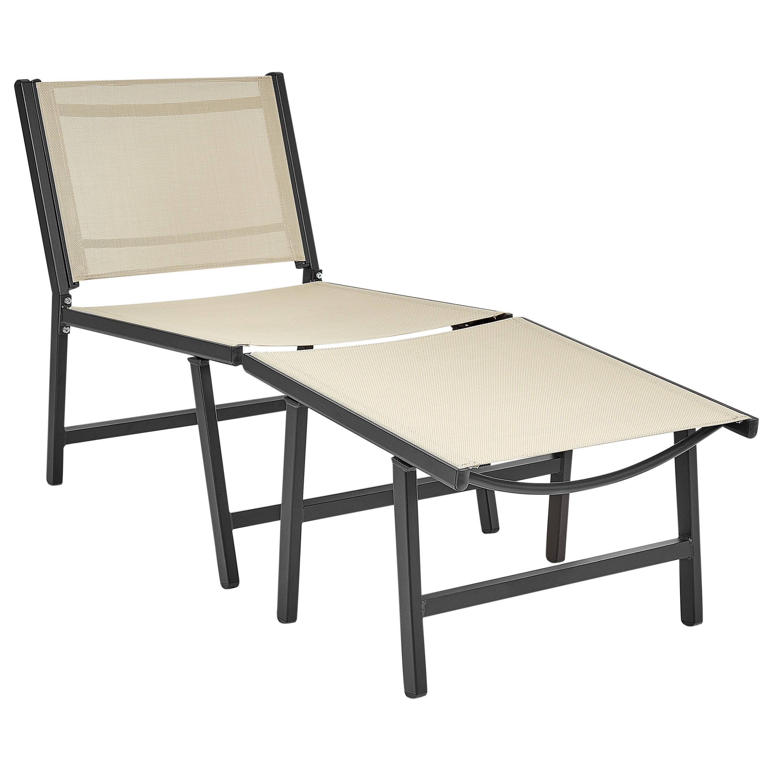 Chaise de jardin MARCEDDI Métal Beige | Leroy Merlin