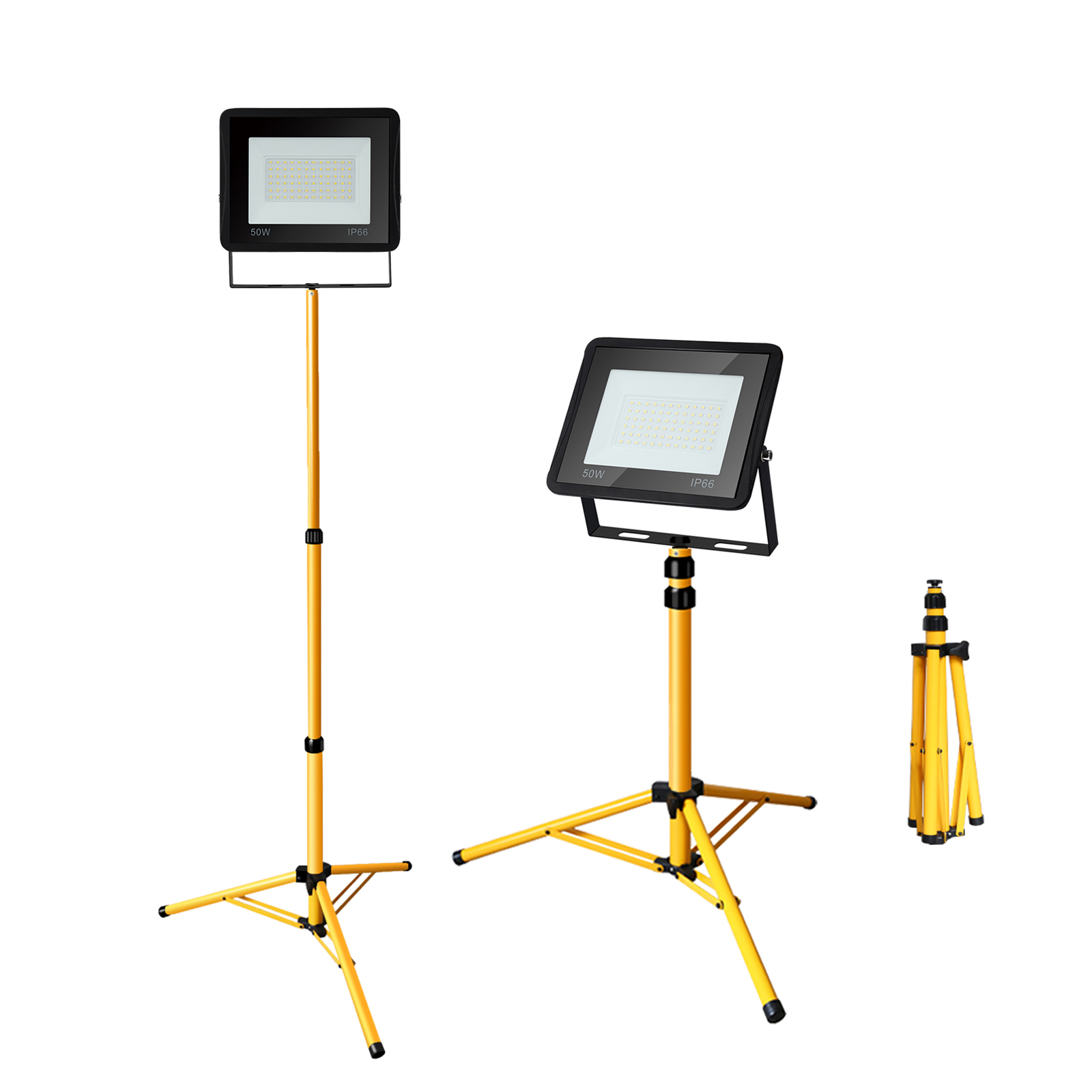 Focos exteriores led, con trípode, focos exteriores impermeables Garaje ...