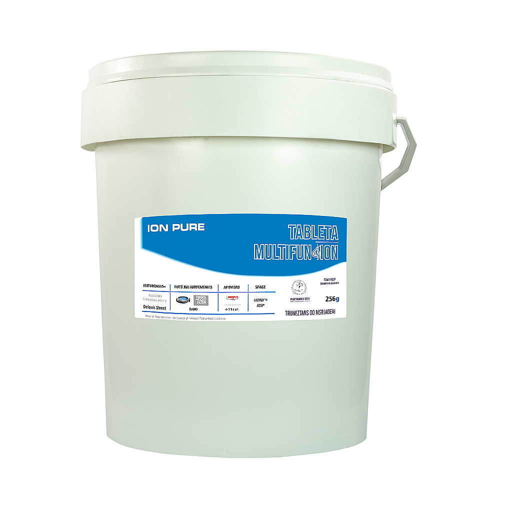 Cloro multifunción ION PURE PACK DE 25 kg Tabletas de 200 g sin cobre ...
