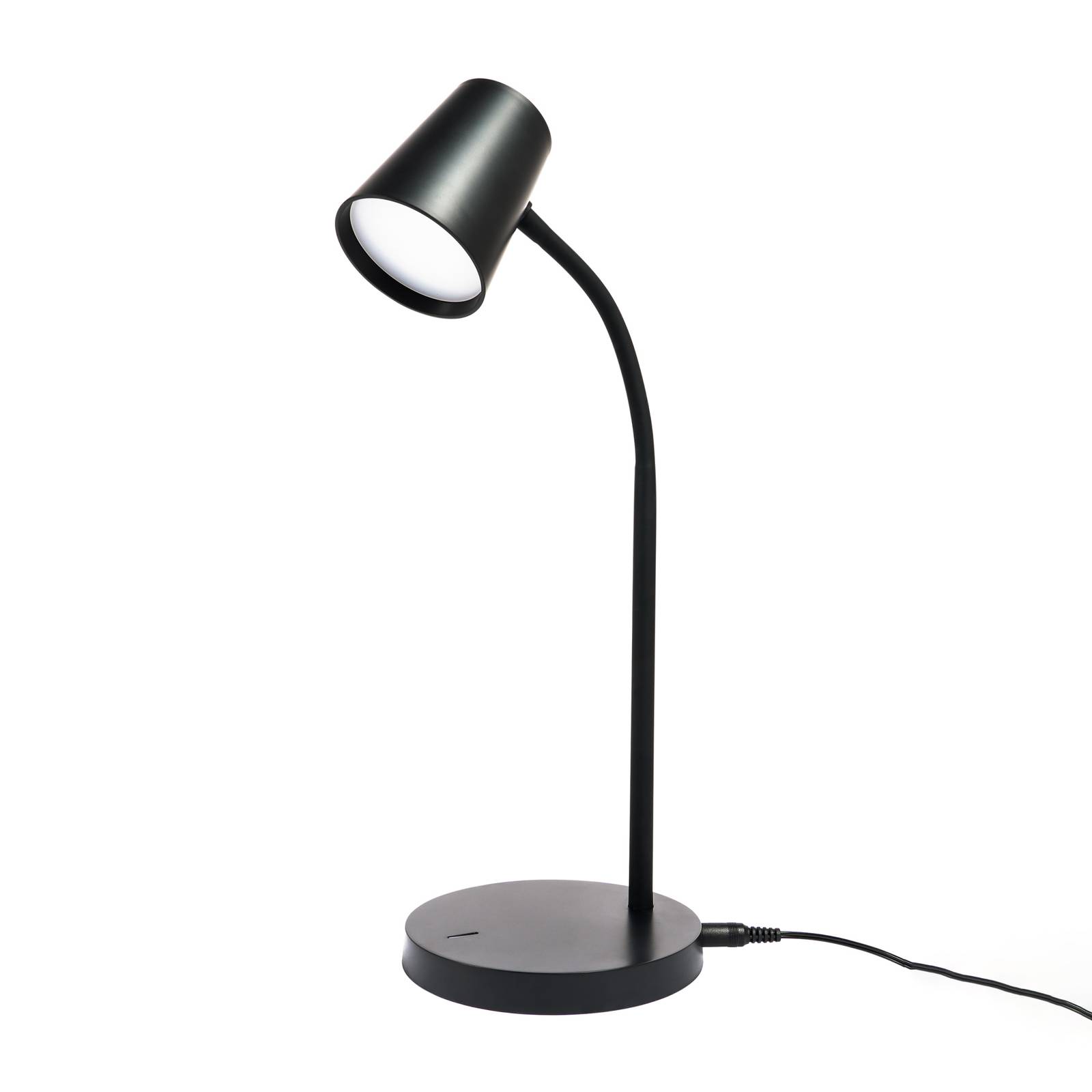Lindby lampe de table LED Ailina, hauteur 36 cm, noir, intensité ...