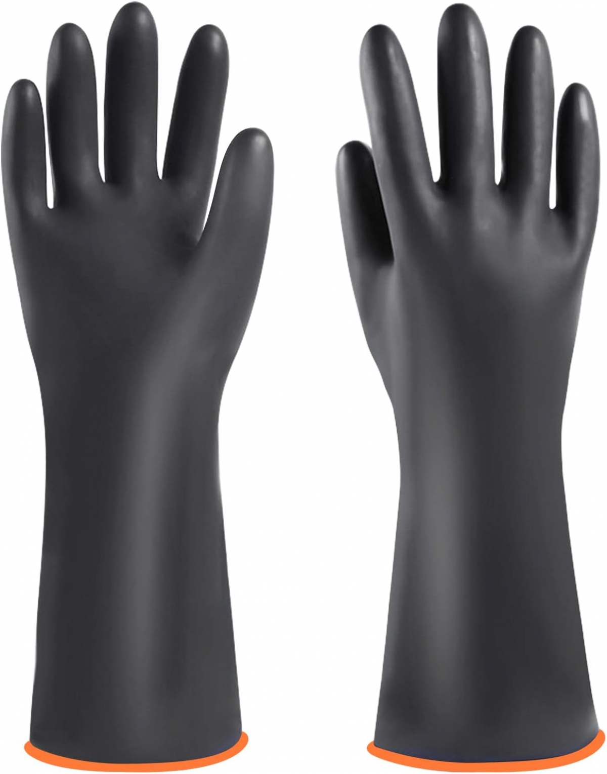 55 cm Durable Latex Gloves, Resistant to Strong Acids, Industrial Anti ...