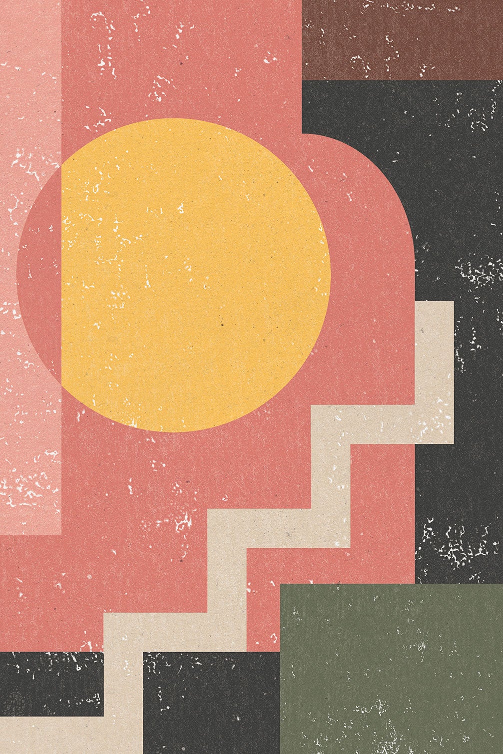Tableau sun stairs - 40x60cm | Leroy Merlin
