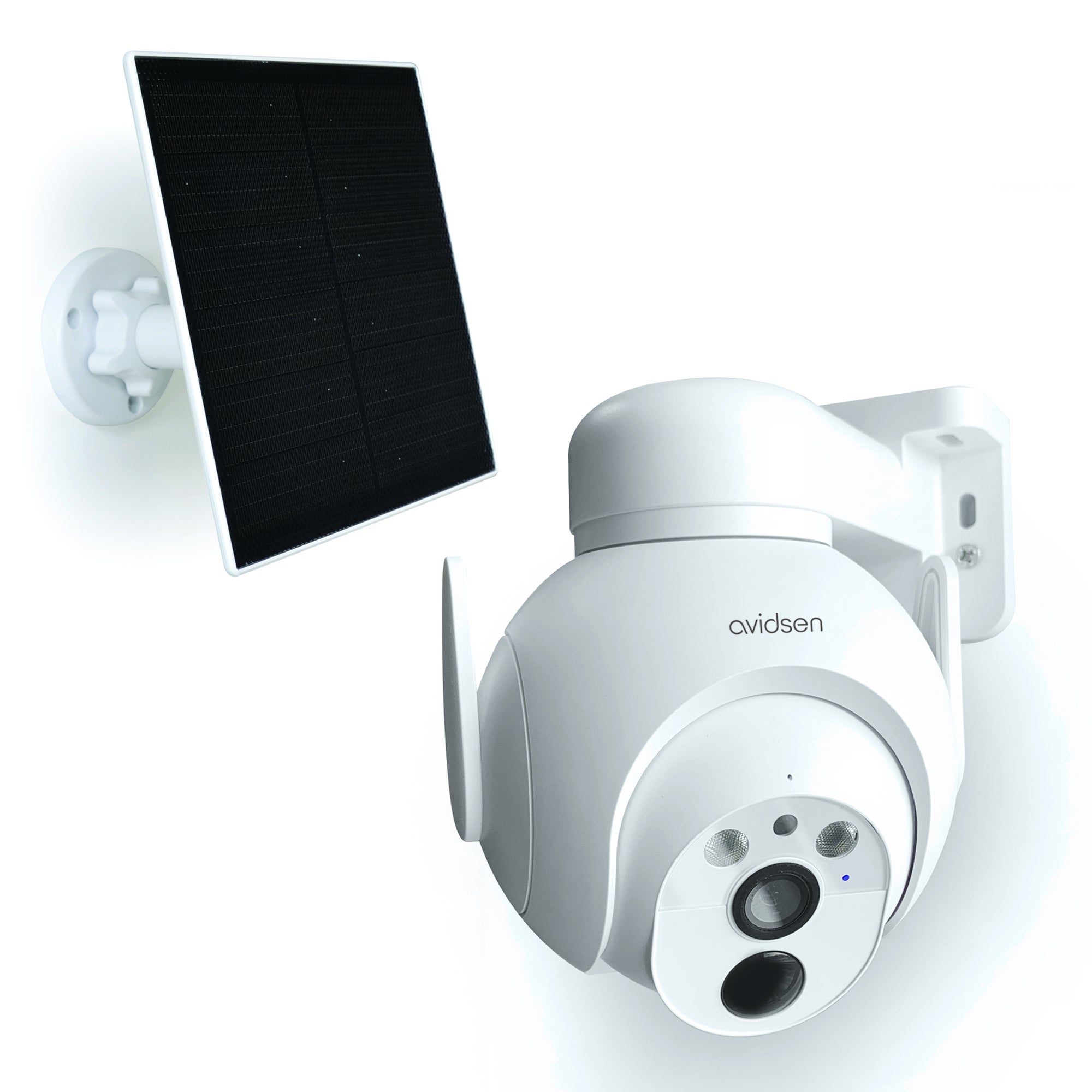 Caméra IP extérieure motorisée et connectée 2,5K solaire sur batterie ...
