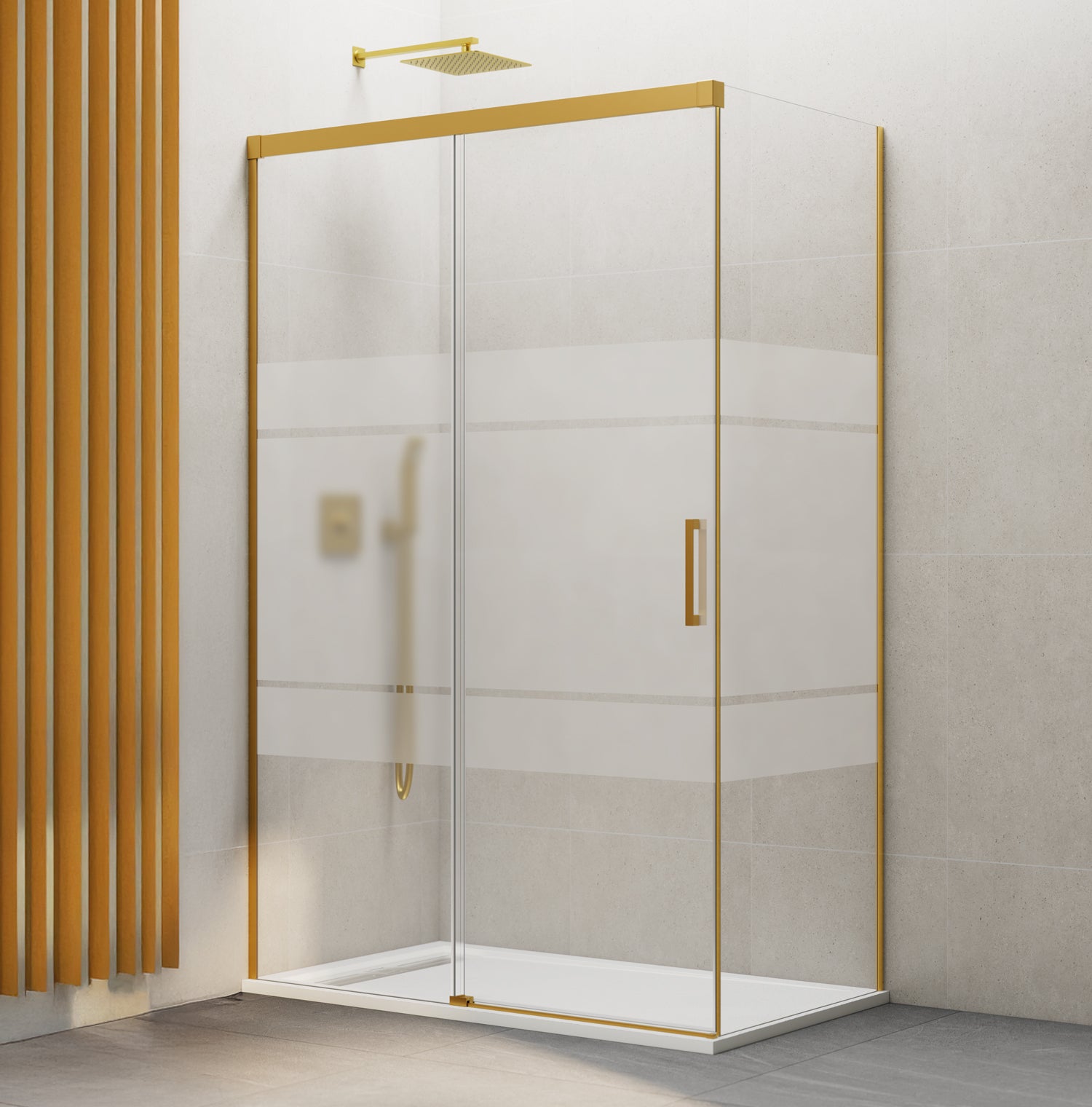 BOX DOCCIA. FRONTALE: 175-180 cm + LATERALE FISSO: 67-69 cm. MODELLO ...