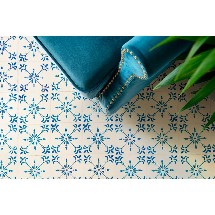 Revêtement de sol Loures - 700 x 1960 mm, Bleu | Leroy Merlin