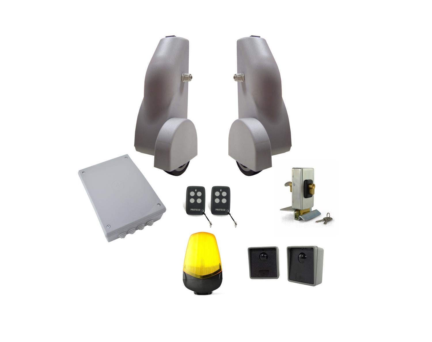 KIT - motorisation de portail battant - systeme a Roues - Reversible ...