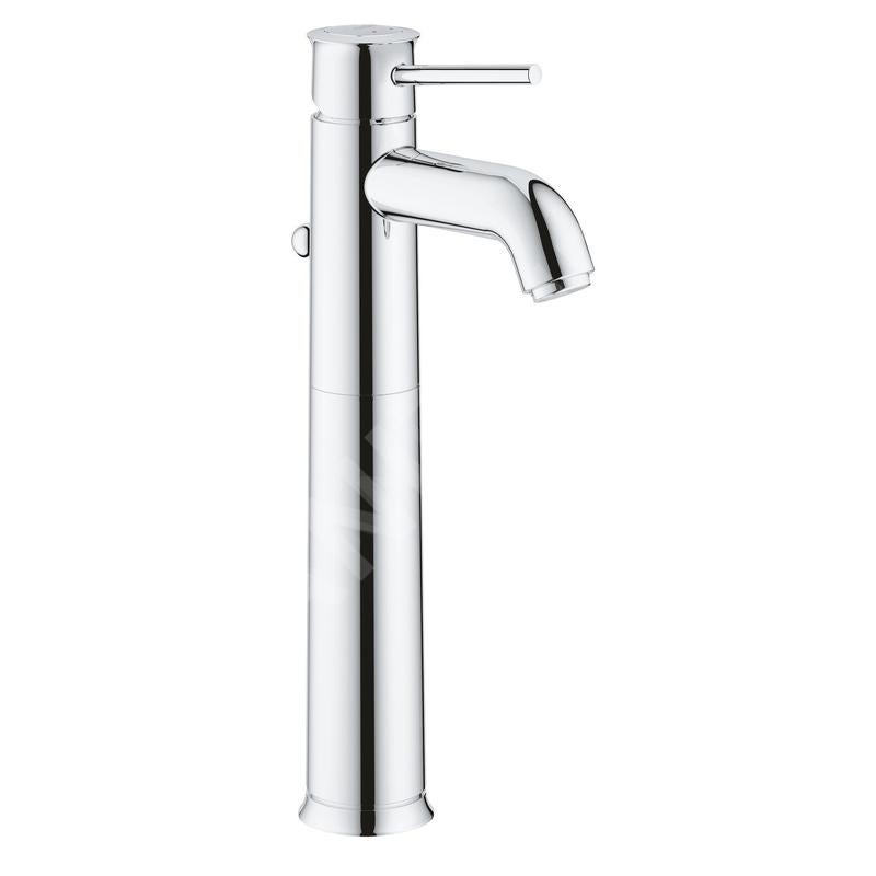 Grohe BauClassic - Mitigeur pour la vasque, avec tirette, chrome ...