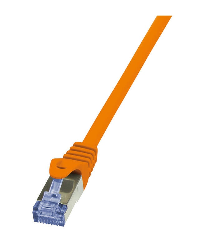 C ble r seau Logilink cat6a s/ftp awg26 pimf 0,50m orange | Leroy Merlin