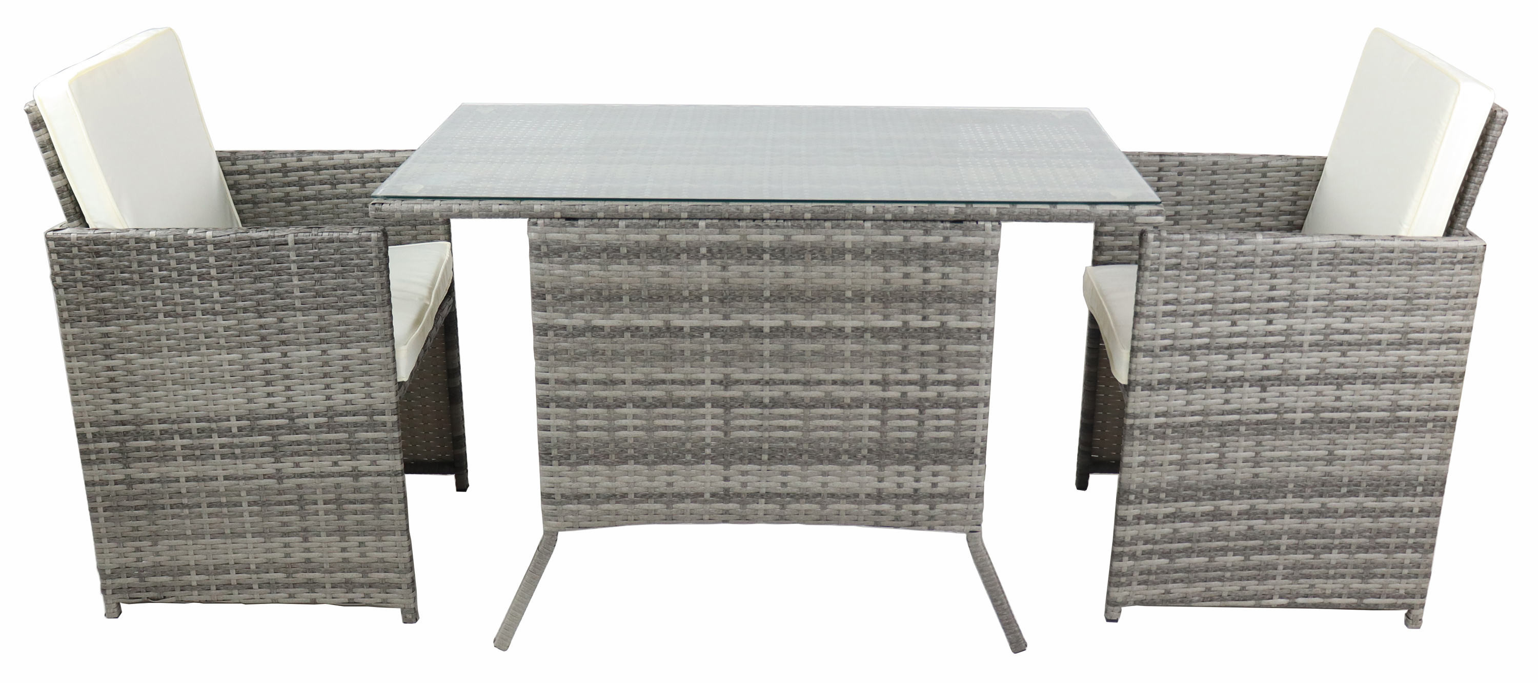 3 pz balcone set mobili da giardino set rattan | Leroy Merlin