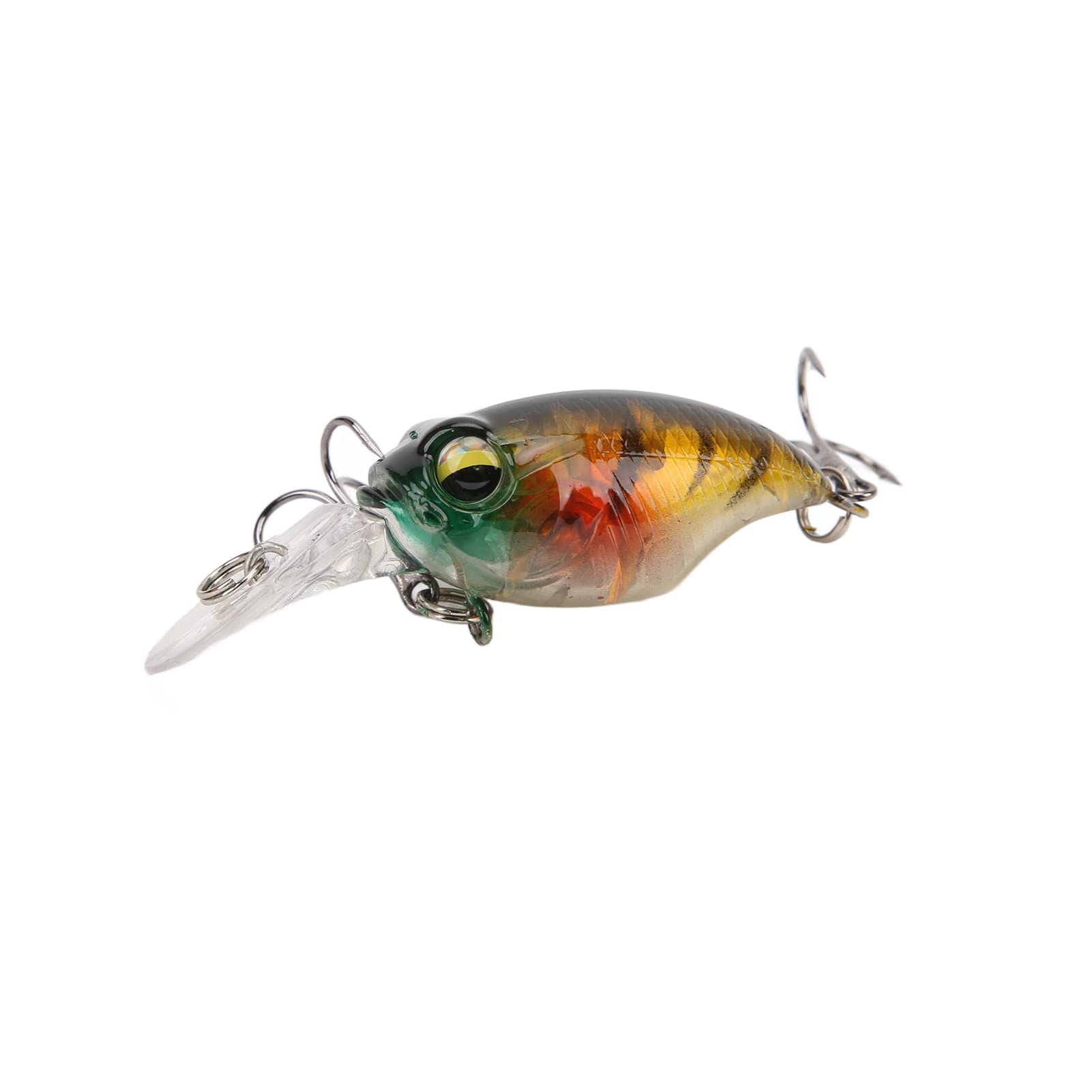 Mini señuelo de pesca realista, cebo de pesca de plástico para curricán ...