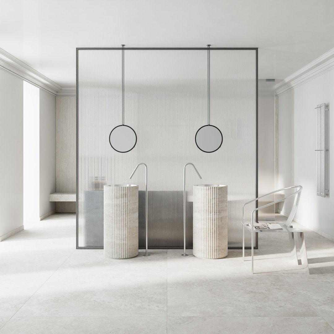 Silver Cross Blanco - Travertino - Baldosas 60x120 cm 9 mm - ITC 9000 ...