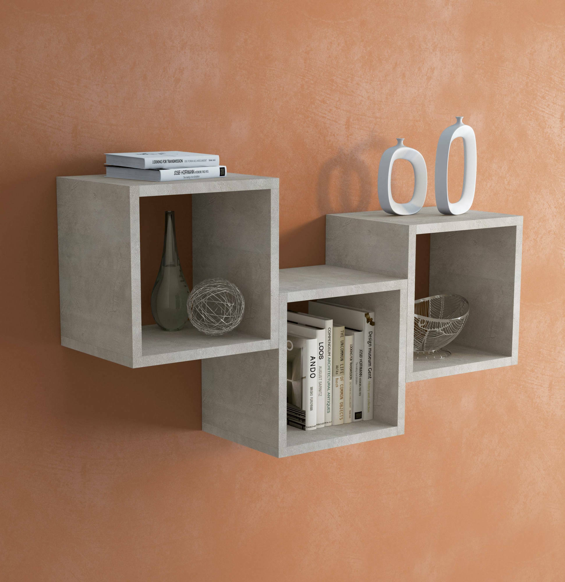 Étagère Viola, Étagère murale modulaire moderne, Cube de rangement ...