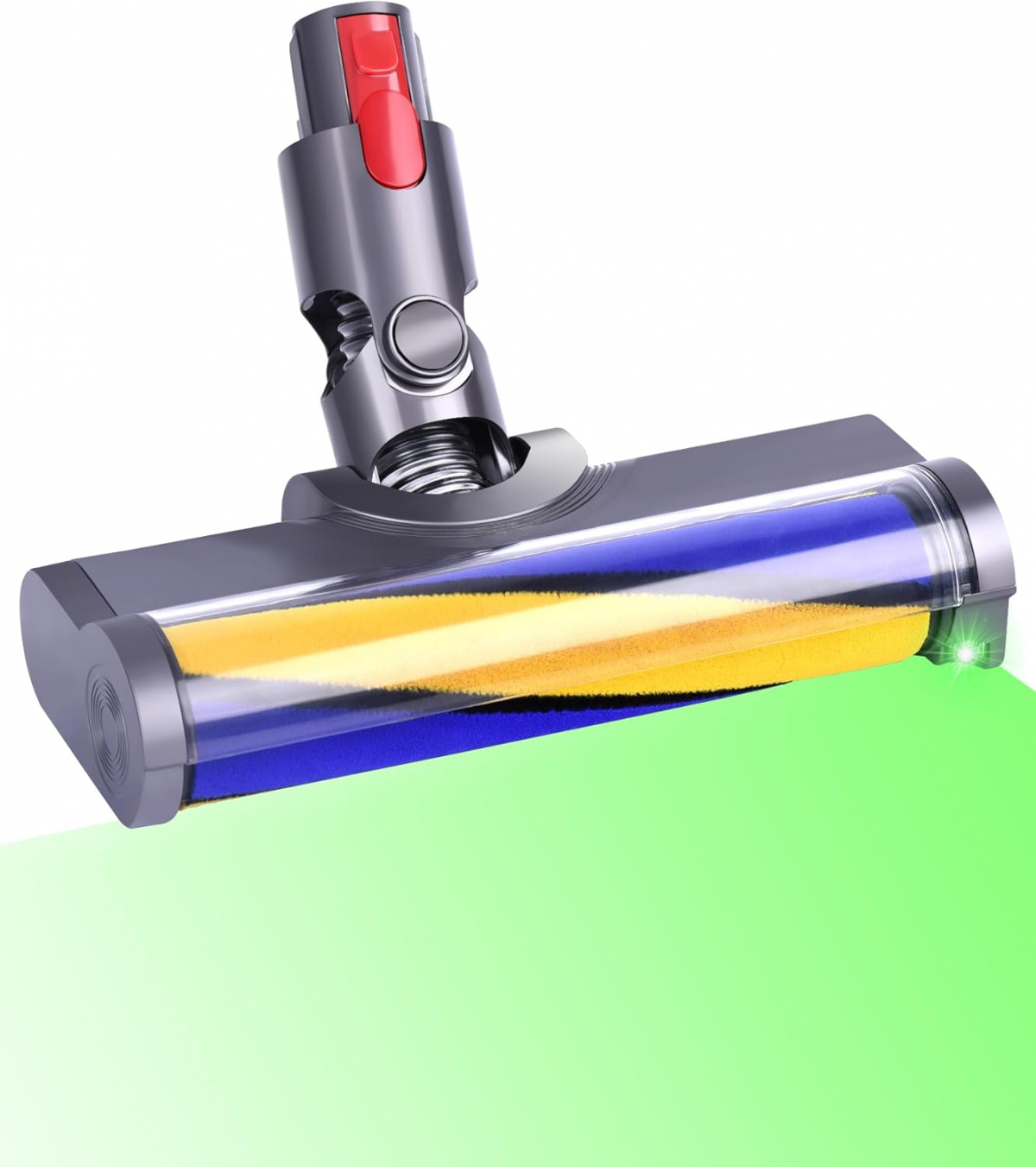 Brosse Tête avec Lumière Laser Verte pour Dyson V15, V11, V10, V8, V7 ...