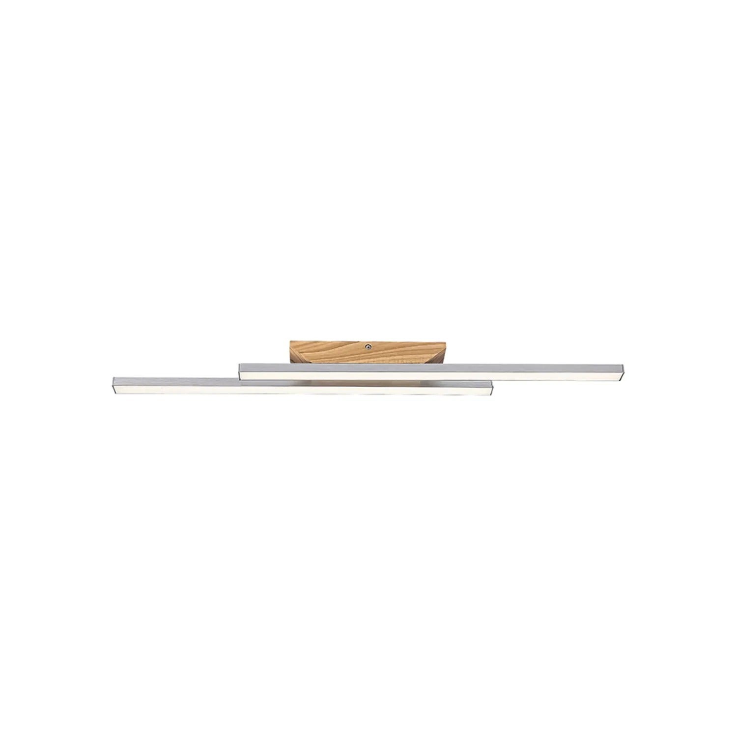 Plafonnier LED 21W 4000K Hêtre Métal/Bois IP20 TAMUR | Leroy Merlin
