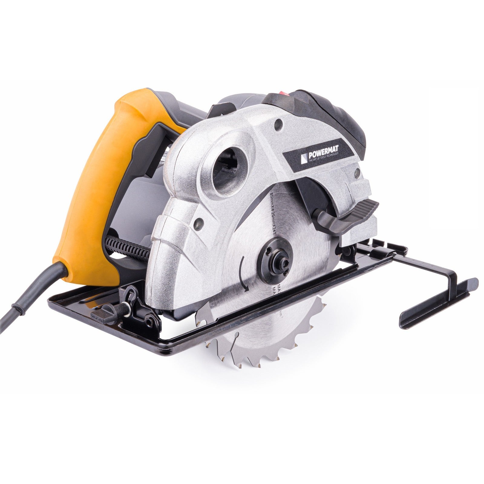 Scie circulaire à bois avec laser 2250 W 2 disques 185 mm 24/40 dents ...