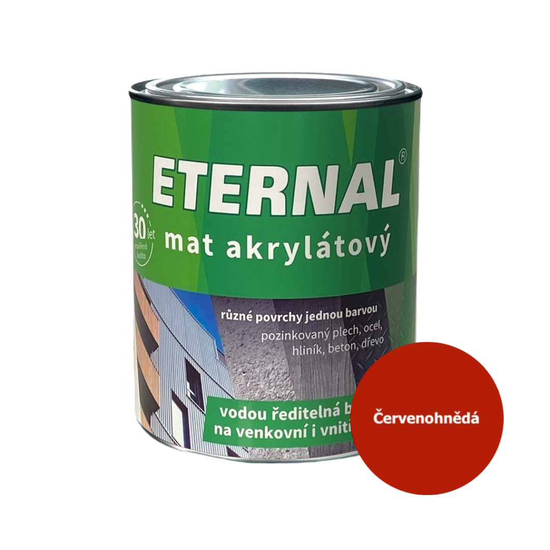 Eternal MAT Acrylique 0,7 kg, 07 Rouge-brun | Leroy Merlin