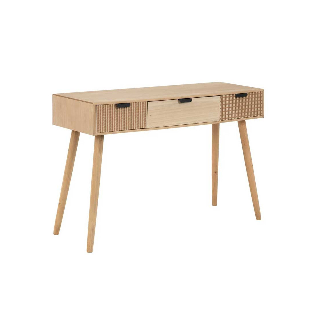 Console 3 tiroirs Bois/Café- MACCHIATO | Leroy Merlin