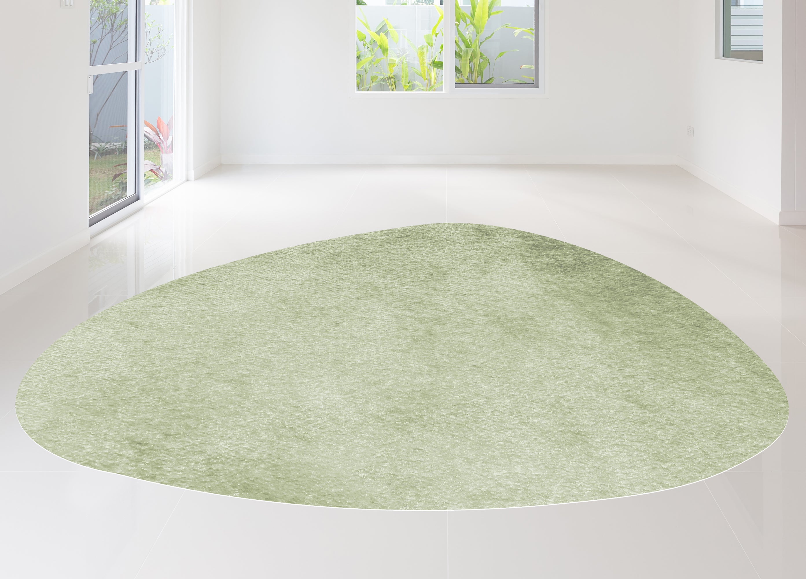 Tapis antidérapant en vinyle Forma Color Verde Manzana 99x130 cm - PVC ...