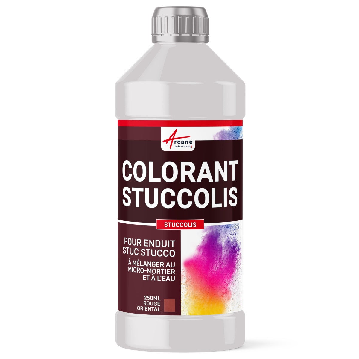 COLORANT POUR STUCCO Rouge Oriental - 250 ml - ARCANE INDUSTRIES | Bricoman