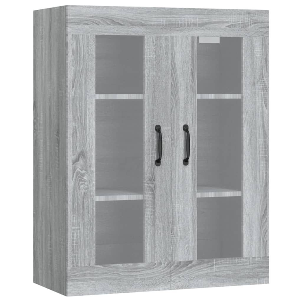 Armoire murale | Armoire de rangement | Armoire suspendue Sonoma gris ...