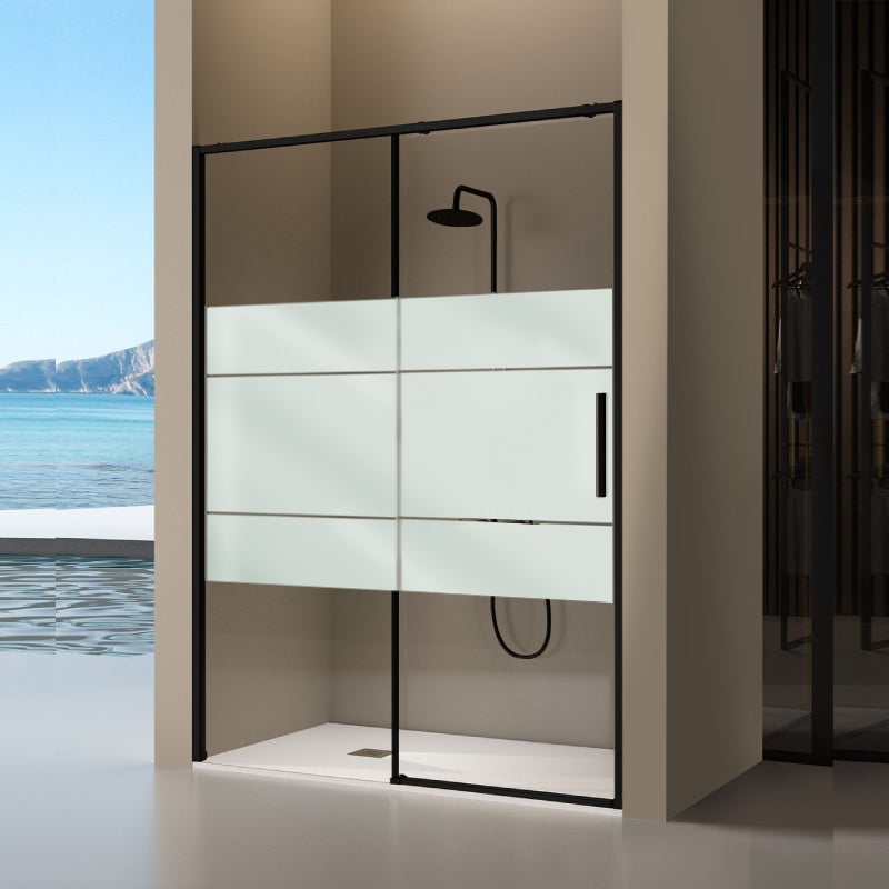 Pannello frontale Serie DELTA - Nero Mate - Serigrafiato - 143-145.6 cm ...