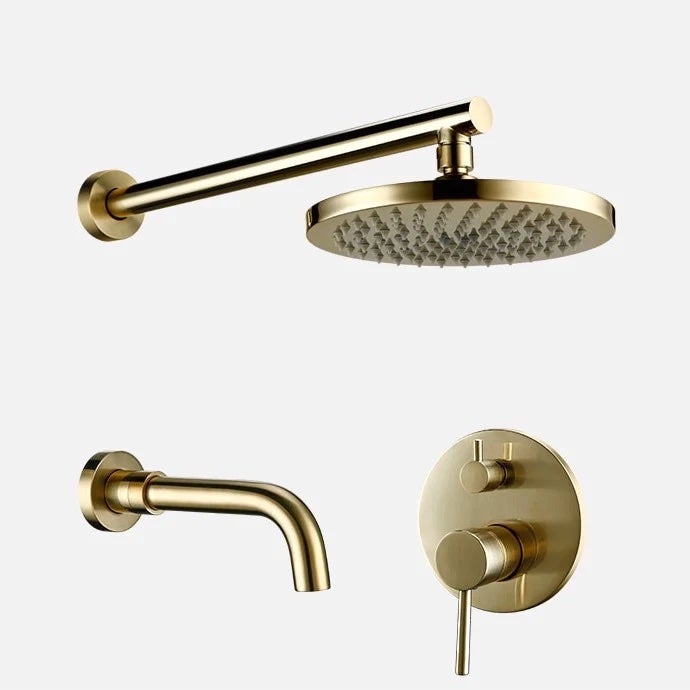 Ensemble de bain encastré or brossé | Leroy Merlin