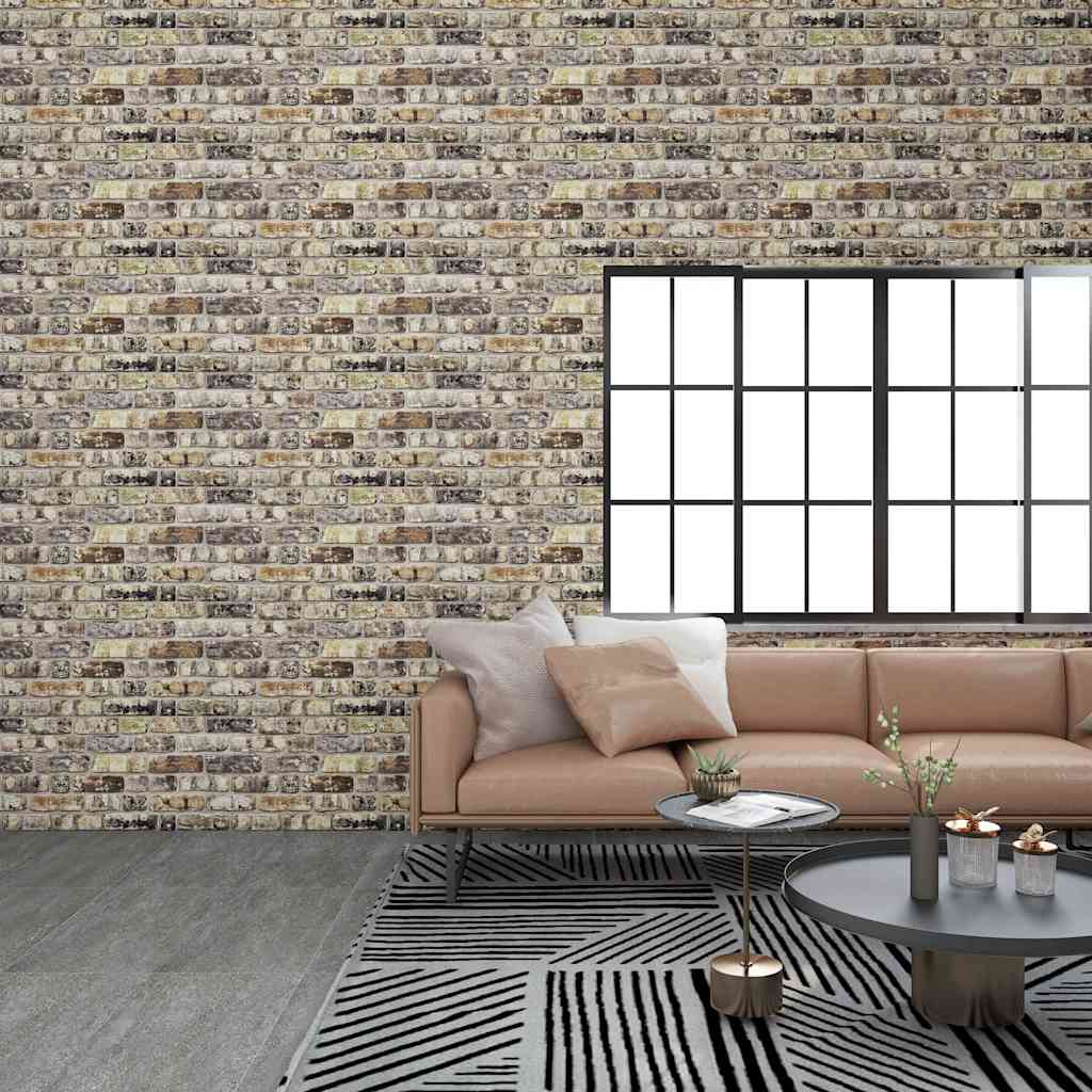 Paneles de pared 3D dise?o de ladrillo 10 uds EPS multicolor | Leroy Merlin