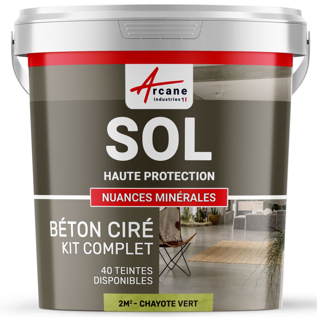 KIT MICROCEMENTO SUELO ALTA PROTECCIÓN - Chayote Verde - ARCANE ...
