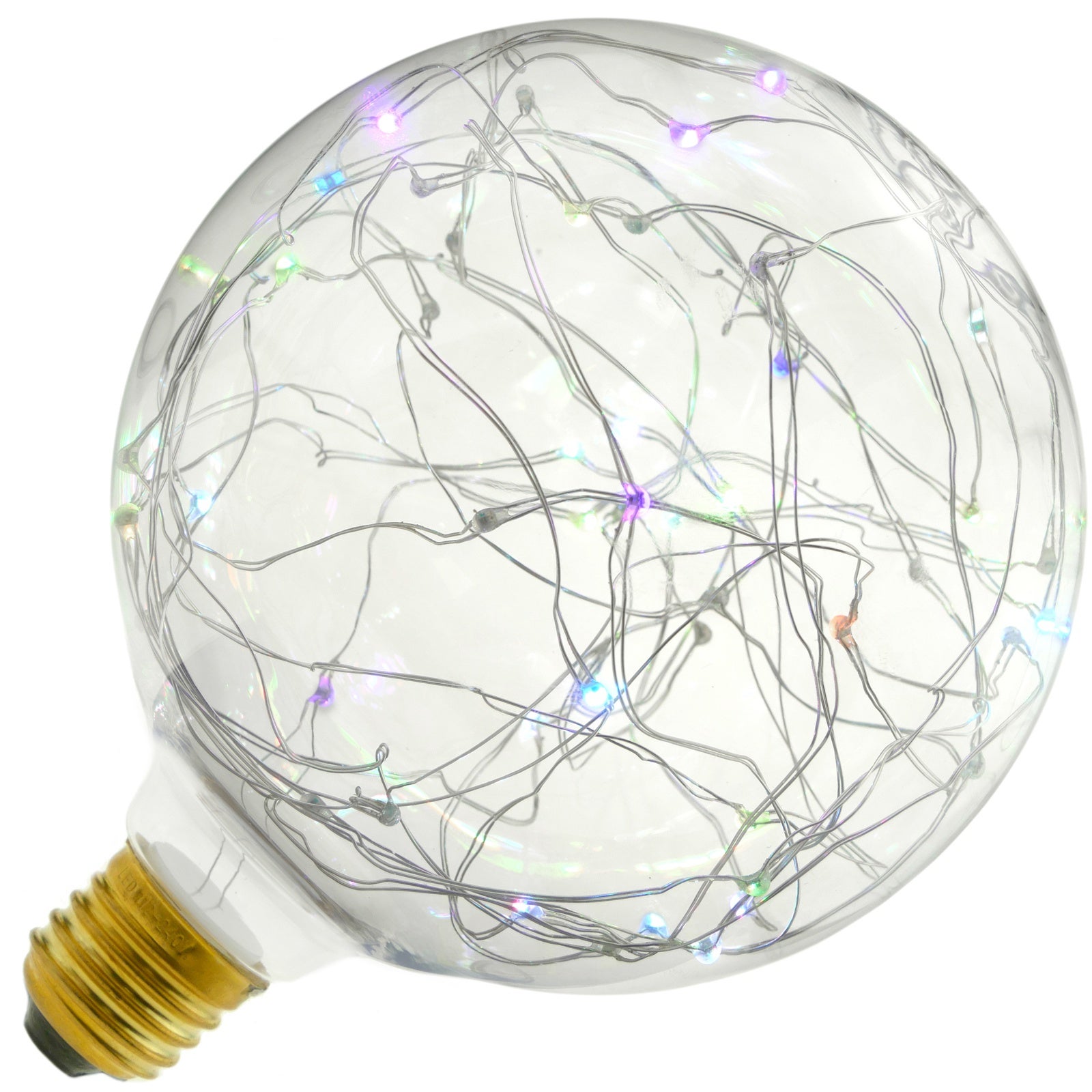 Bombilla decorativa G125 esférica de grandes dimensiones con tira de ...