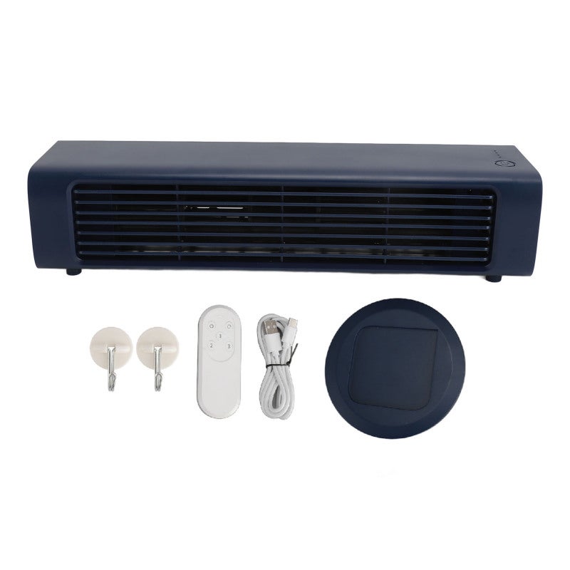 Ventilador de mesa oscilante sin paletas, 3 velocidades, recargable por ...