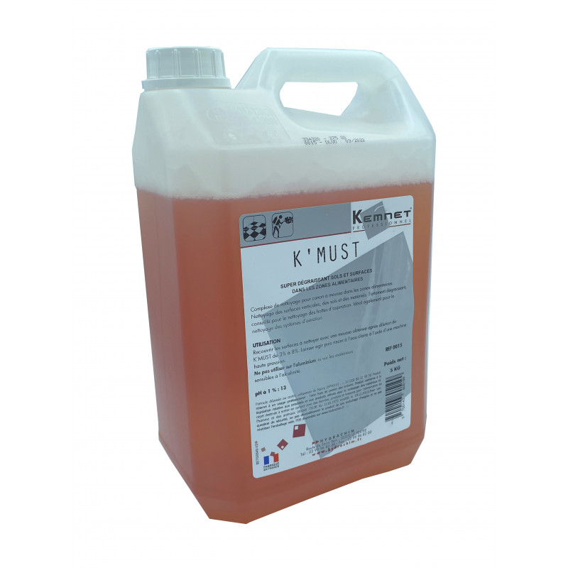 K'Must Super desengrasante para suelos y superficies alimentarias 5L | Leroy Merlin