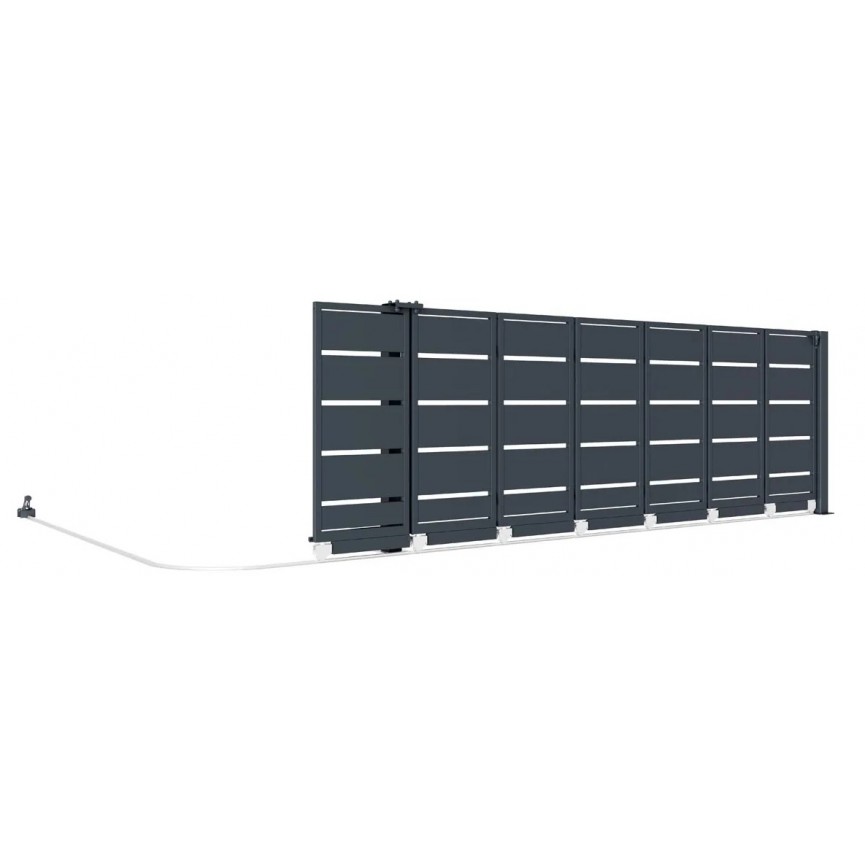 Portail d'angle gauche OPAL 4 m avec système automatique - Pack ...