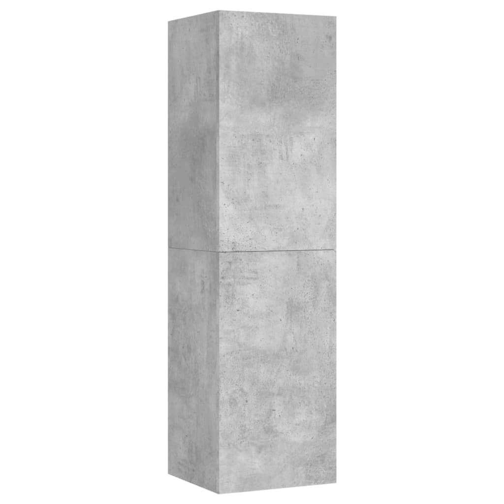 Meuble TV en béton contreplaqué gris 30,5x30x110 cm - COMFORTXL | Leroy ...