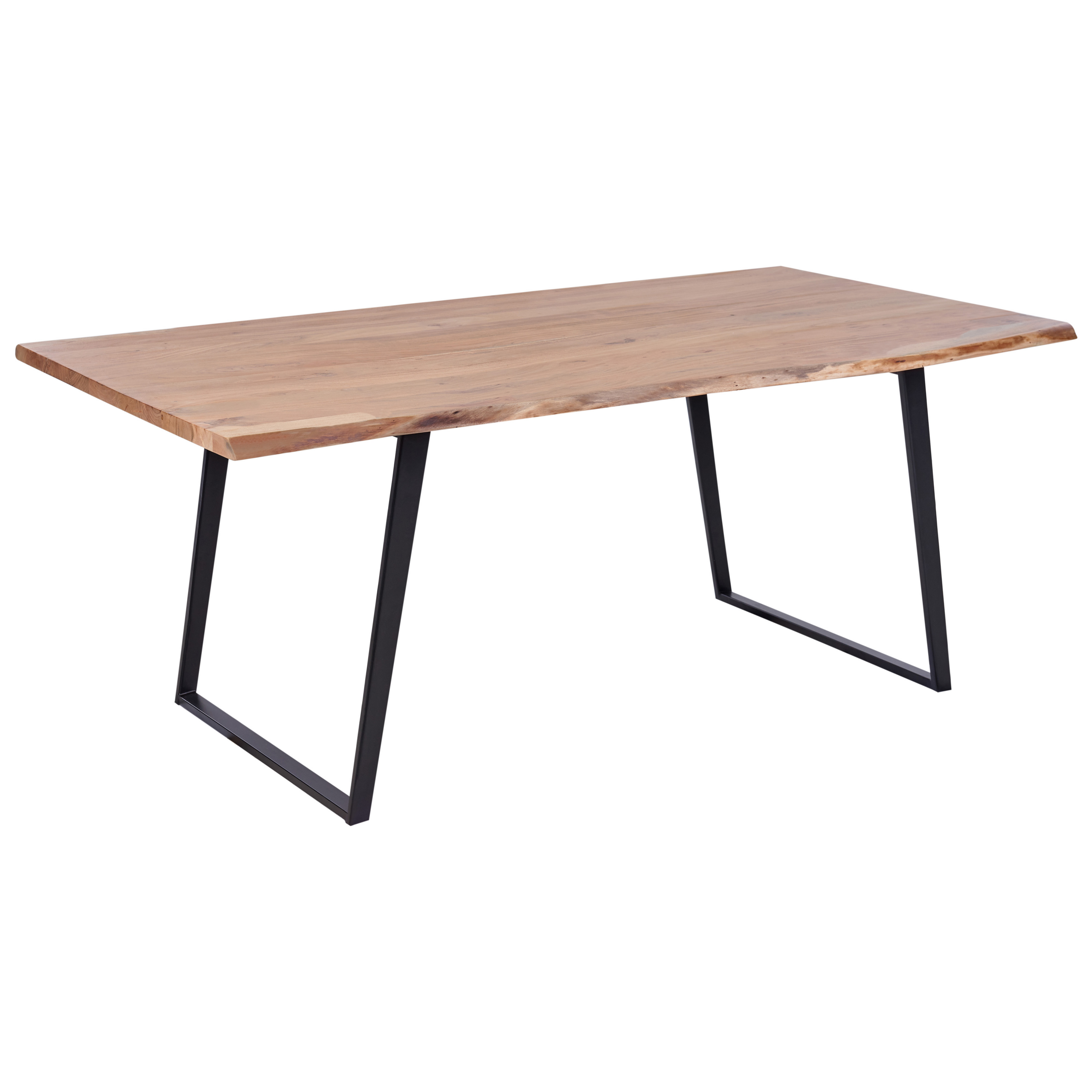 Beliani Mesa de comedor para 8 personas JAIPUR 200 cm 100 cm Madera de ...