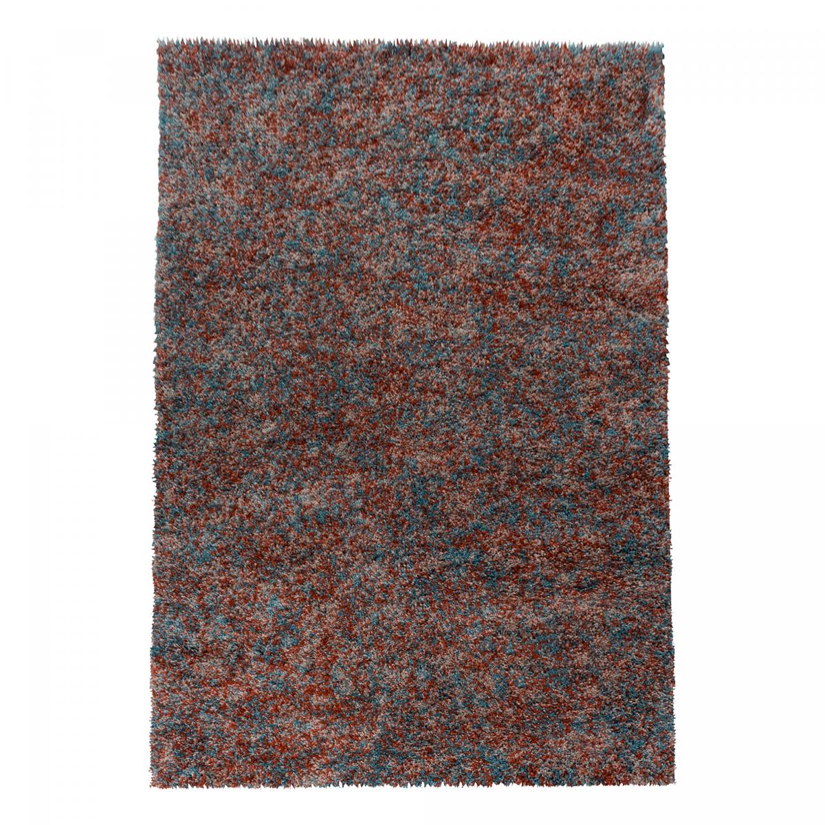 Tapis poils longs shaggy 160x230 rectangle tissé terra motif faux uni UNI D | Leroy Merlin
